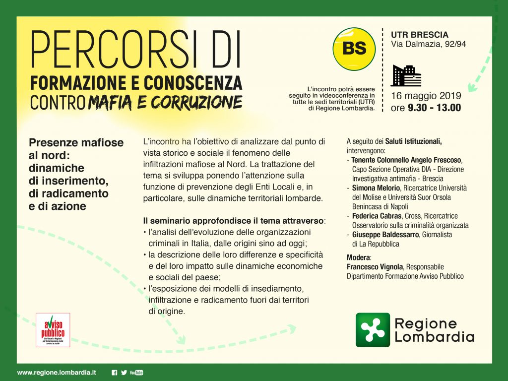 Presenze mafiose al nord: dinamiche di inserimento, di radicamento e di ...